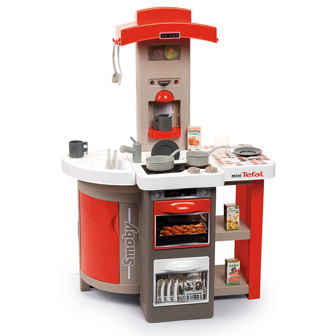 Smoby Tefal Opencook Electric Play Kitchen Foldable and Space Saving ...