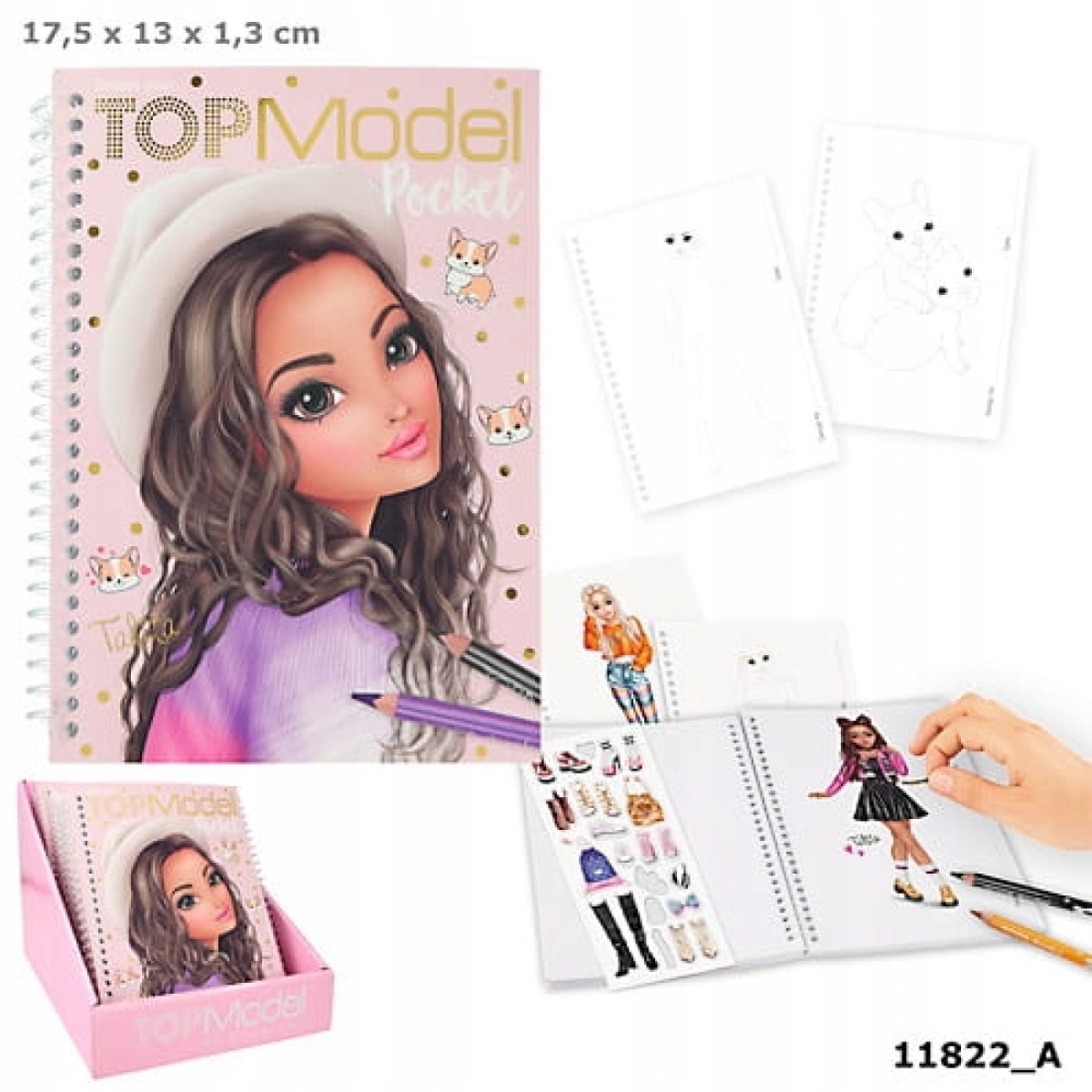 Buy Top Model Pocket Colouring Book with Stickers Online | Yallatoys Qatar