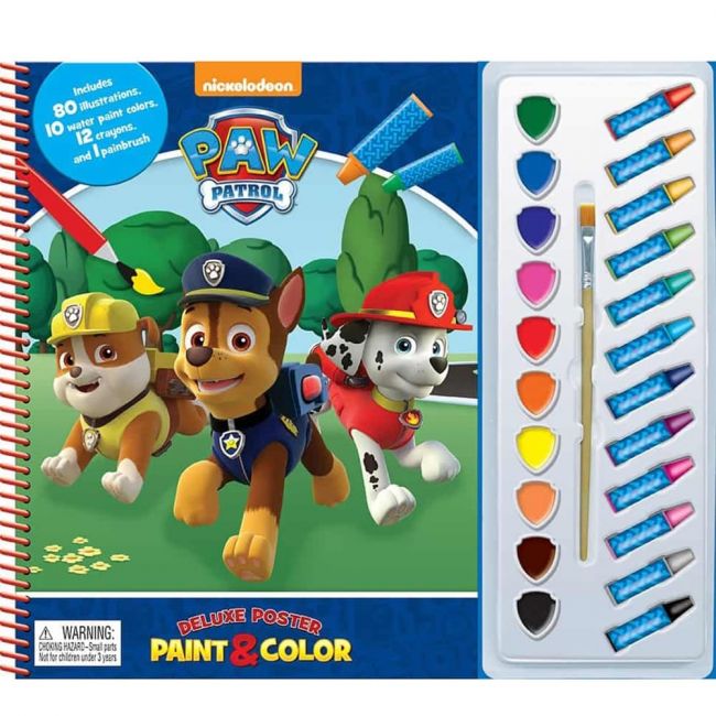 Buy Phidal Paw Patrol Deluxe Poster Paint & Colour Online | Yallatoys Qatar
