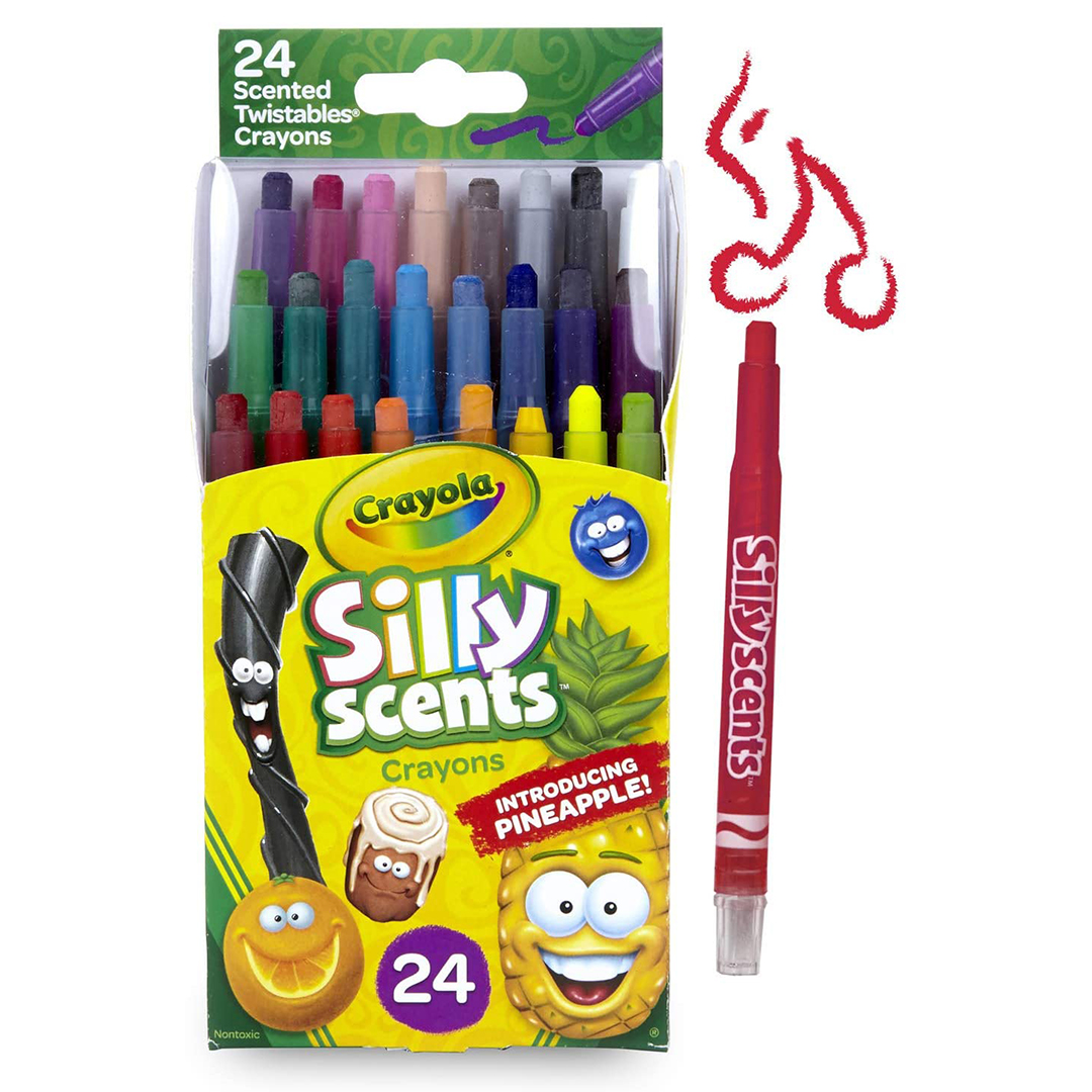 Crayola Silly Scents Twistables Crayons 24 Sweet Scented Pencils