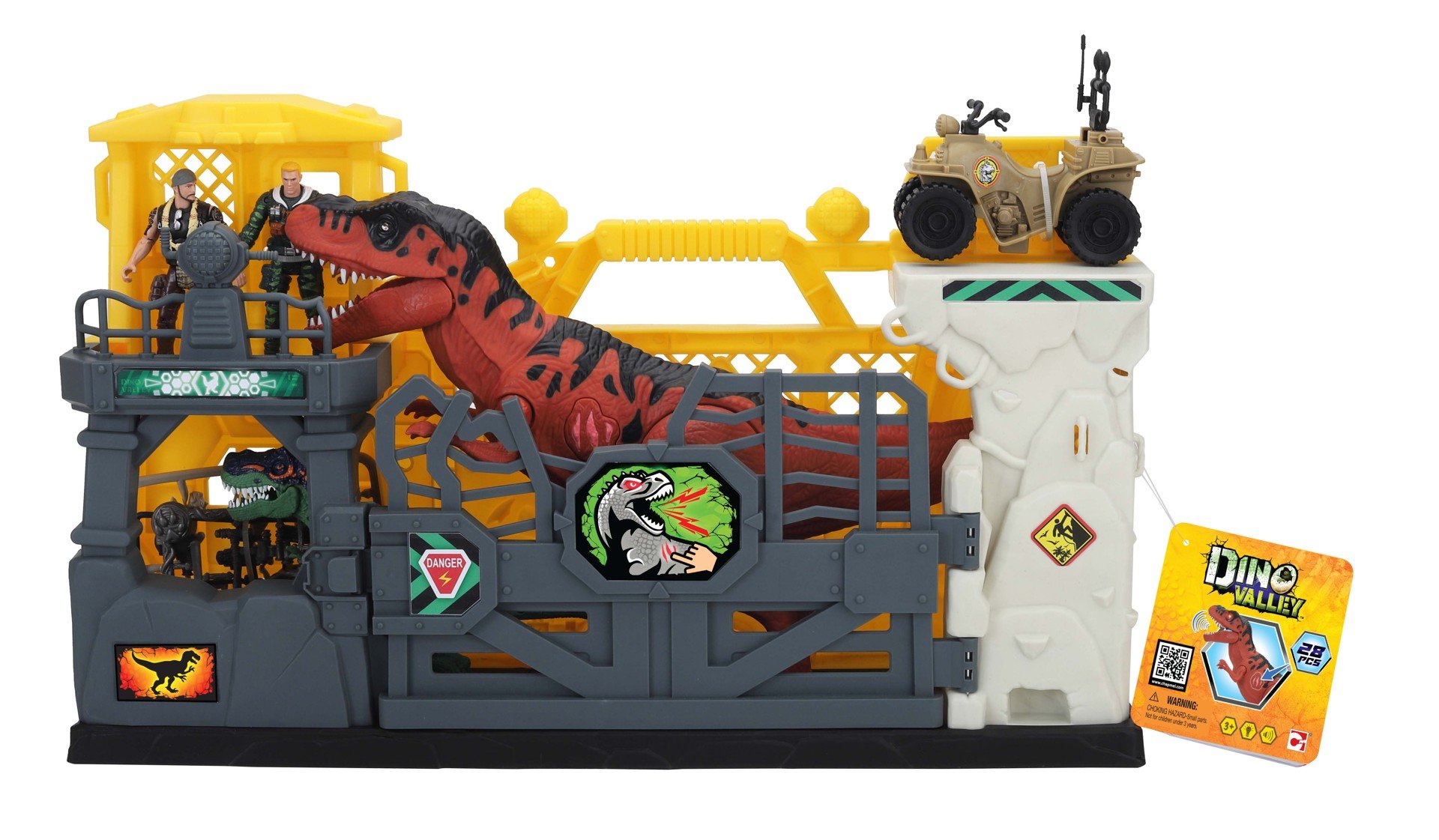Buy Chap Mei Dino Valley Dino Lab Breakout Playset Online | Yallatoys Qatar