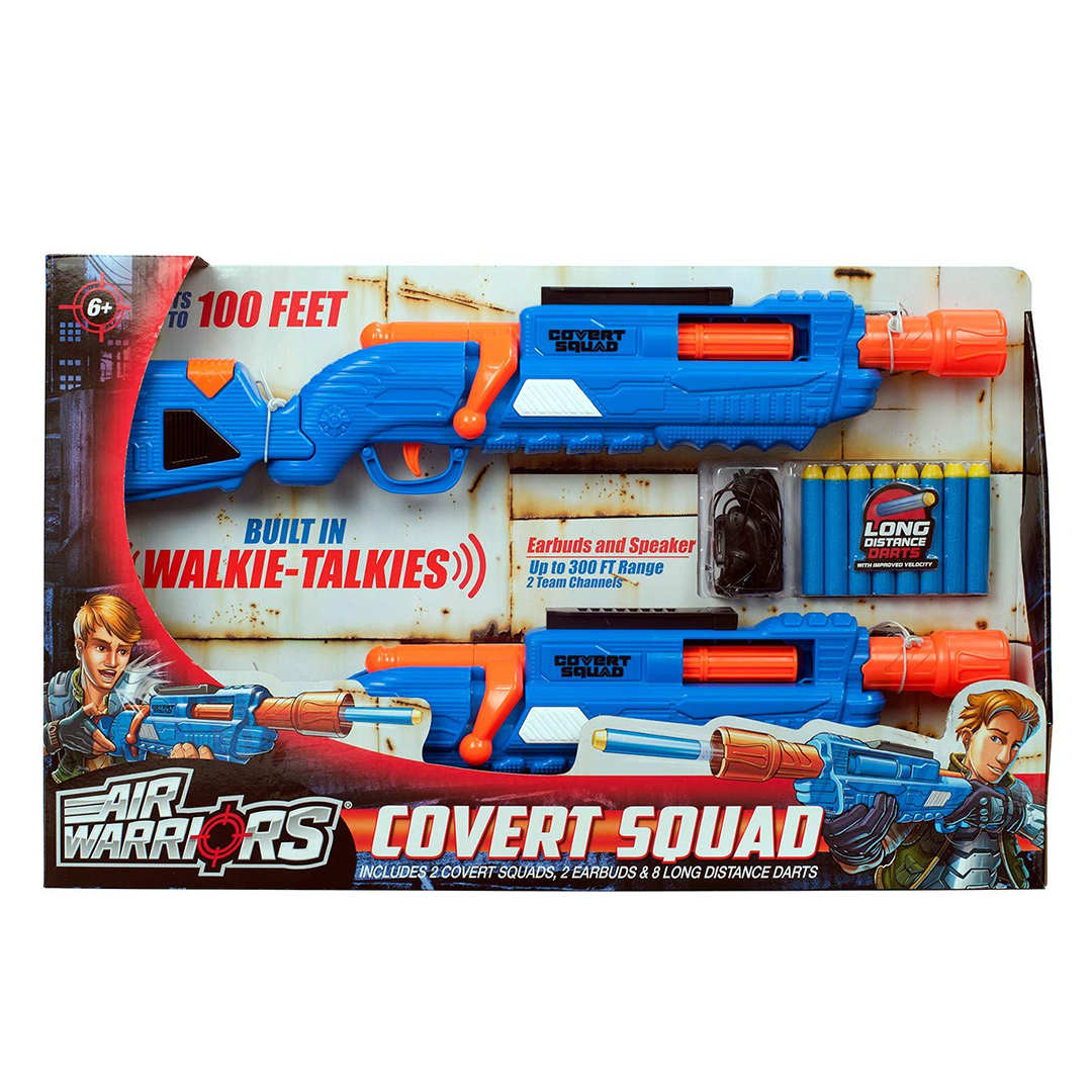 Buzz Bee Air Warriors Covert Squad 2pcs Pack Dart Blaster Blue