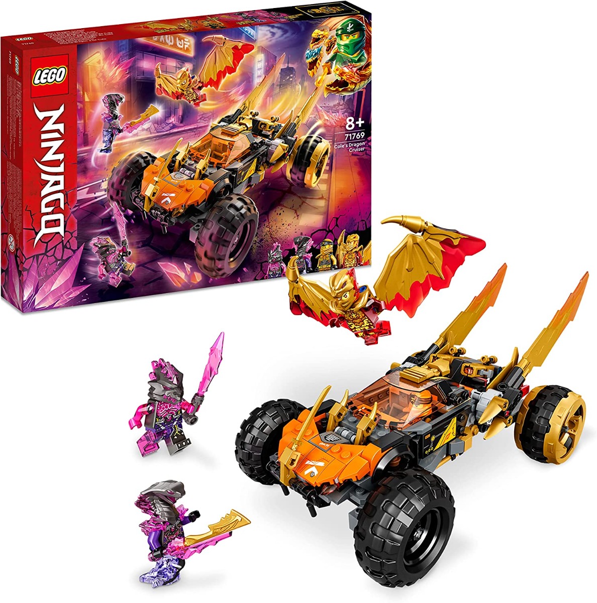 Buy Lego Ninjago Coles Dragon Cruiser with Toy Car 71769 Online ...
