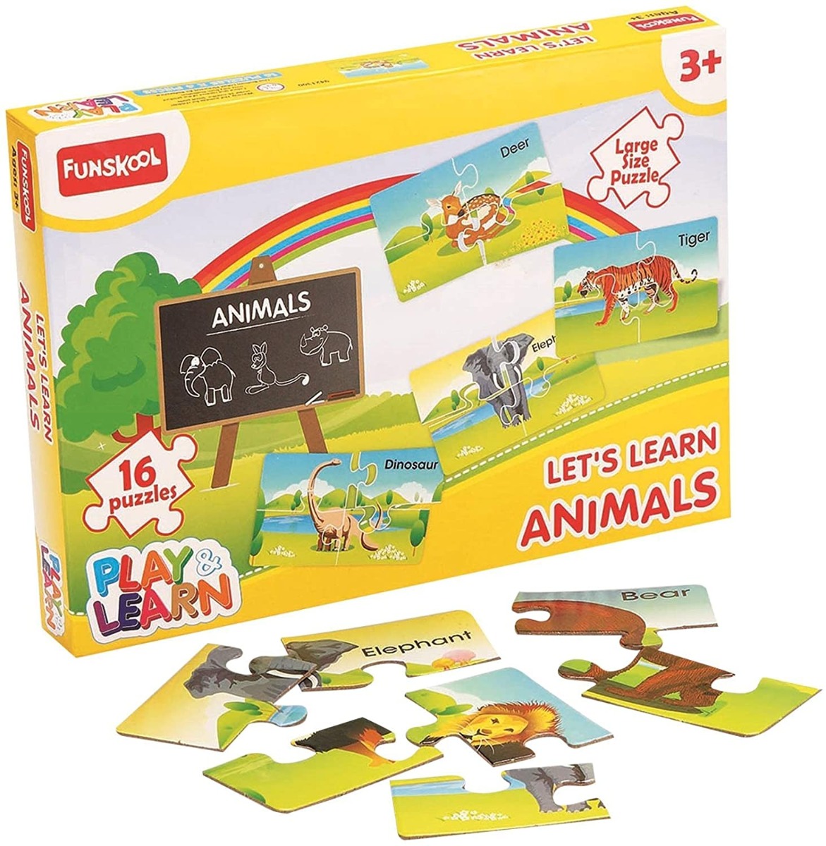 Funskool Lets Learn Animals Puzzle