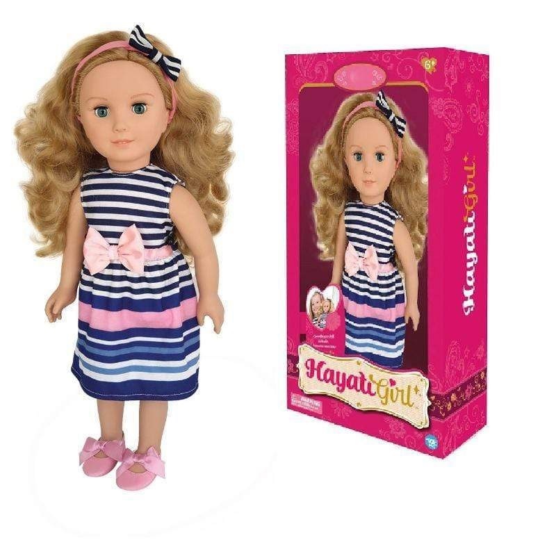 Buy Hayati Girl Doll Sand Bow Dress 18inch Doll Online | Yallatoys Qatar