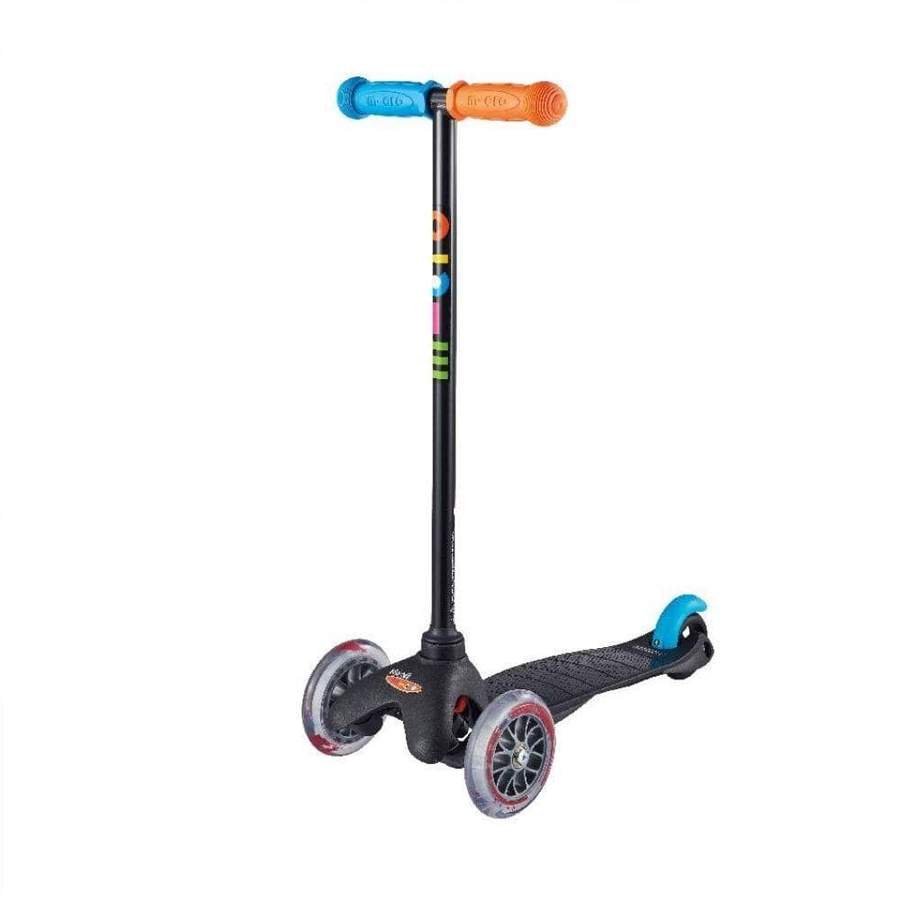 Buy Micro Mini Classic Scooter With Led Wheels With Black T-Bar Online ...