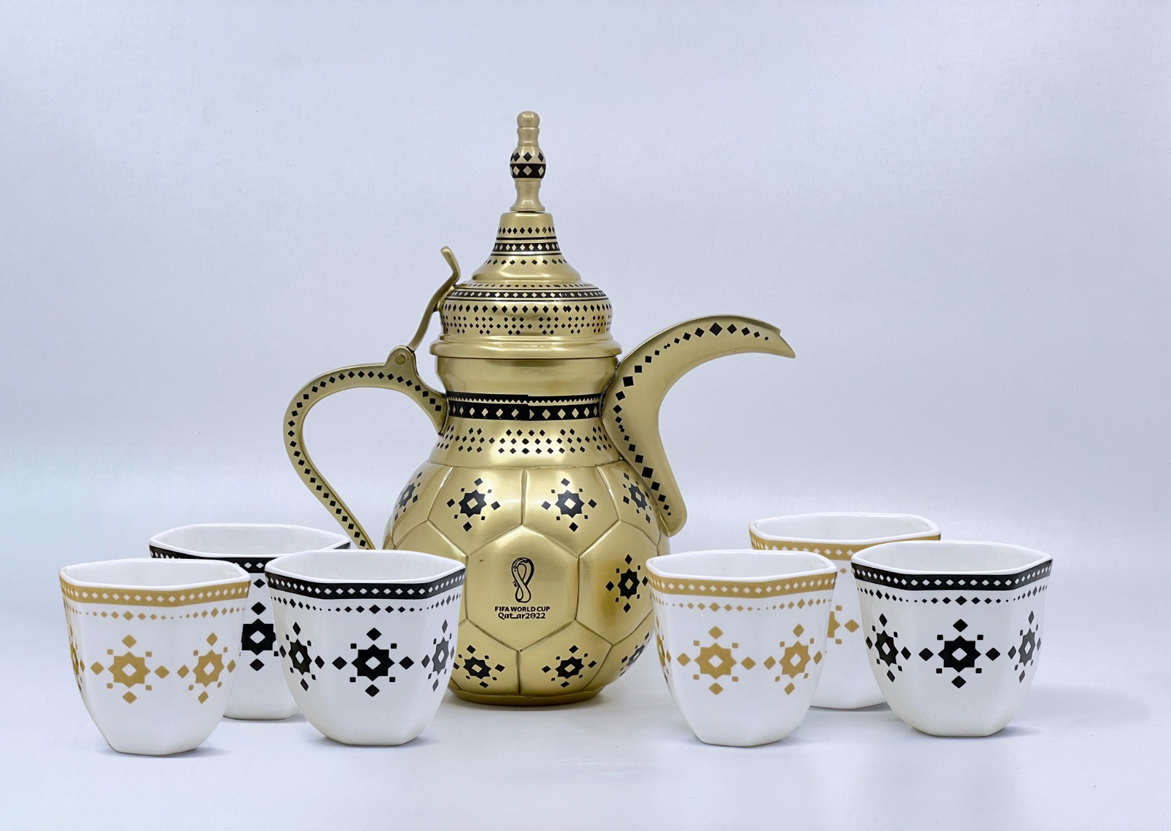 Buy Fifa Football Dallah and Ghawa Cup Set 500ml Online | Yallatoys Qatar