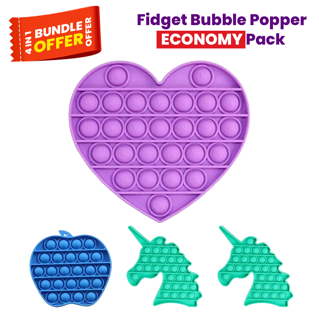 Buy Fidget Bubble Popper Economy Pack Online | Yallatoys Qatar