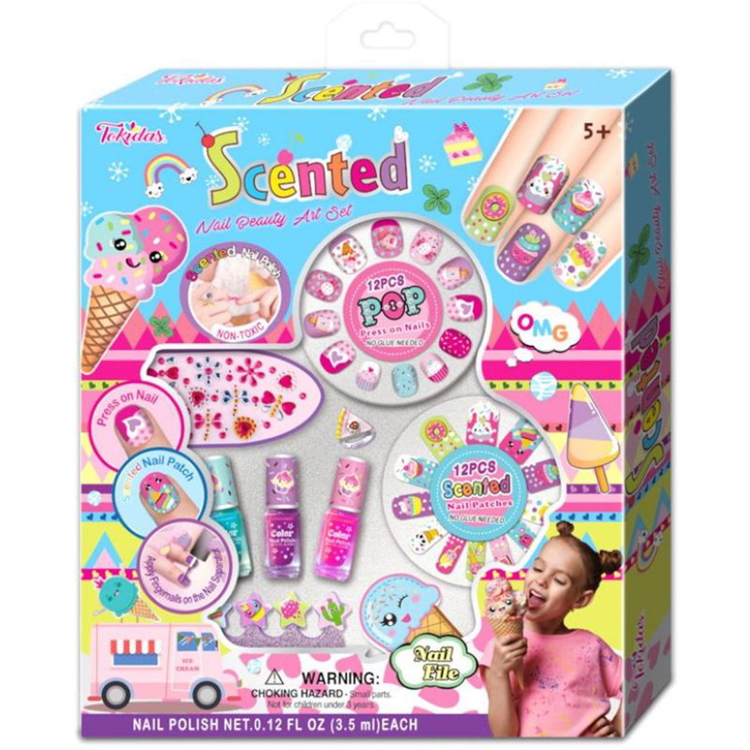 Buy Tokidas Scented Nail Beauty Art Set Online | Yallatoys Qatar